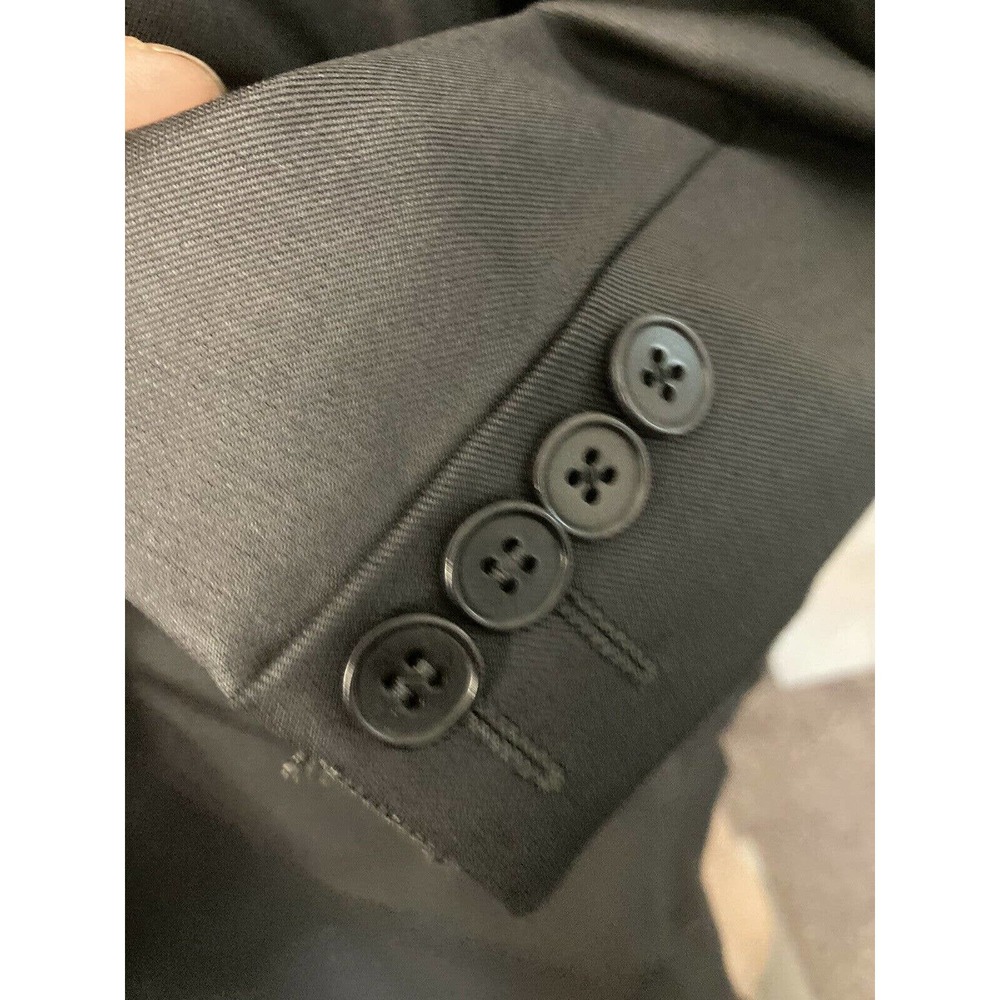 Zara Man Silk Wool Double Vent Surgical Cuff 46r - Gem